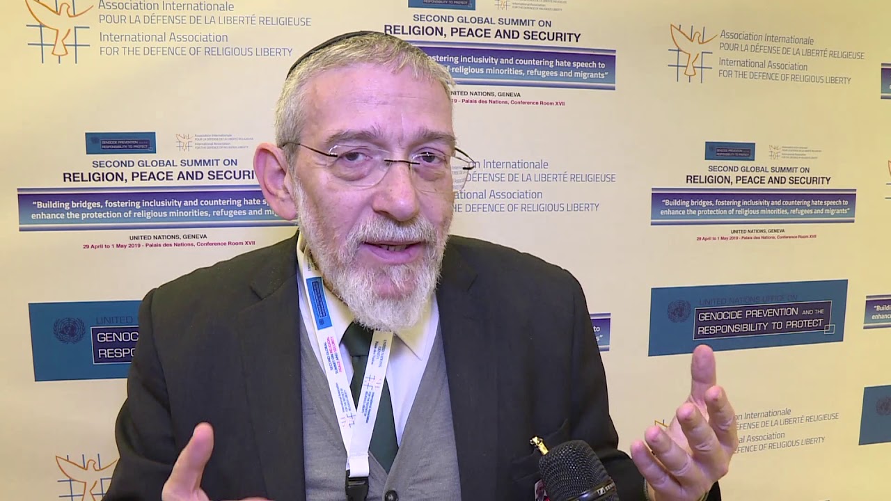 Rabbi Michael MELCHIOR, Chairman of the Mosaica Center for Religious ...