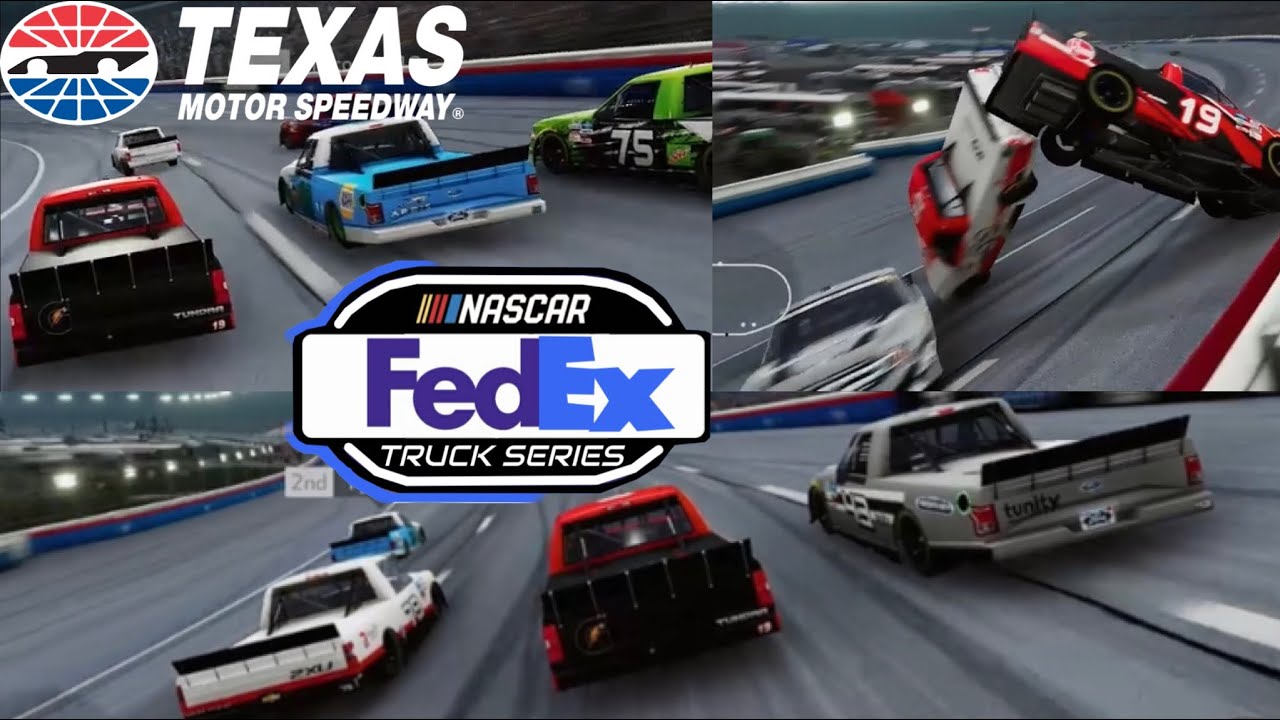 Nascar FedEx Truck Series S1 Texas Full Race - YouTube