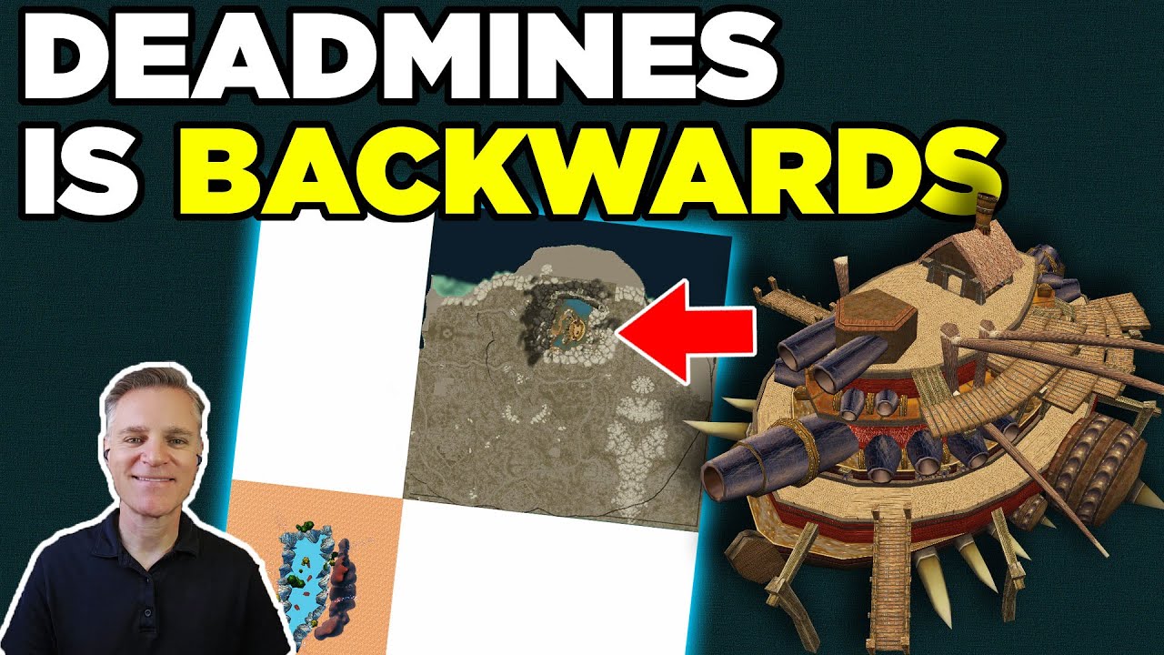 Deadmines is Backwards | Map Reconstructed & Secret Outlands Terrain in ...