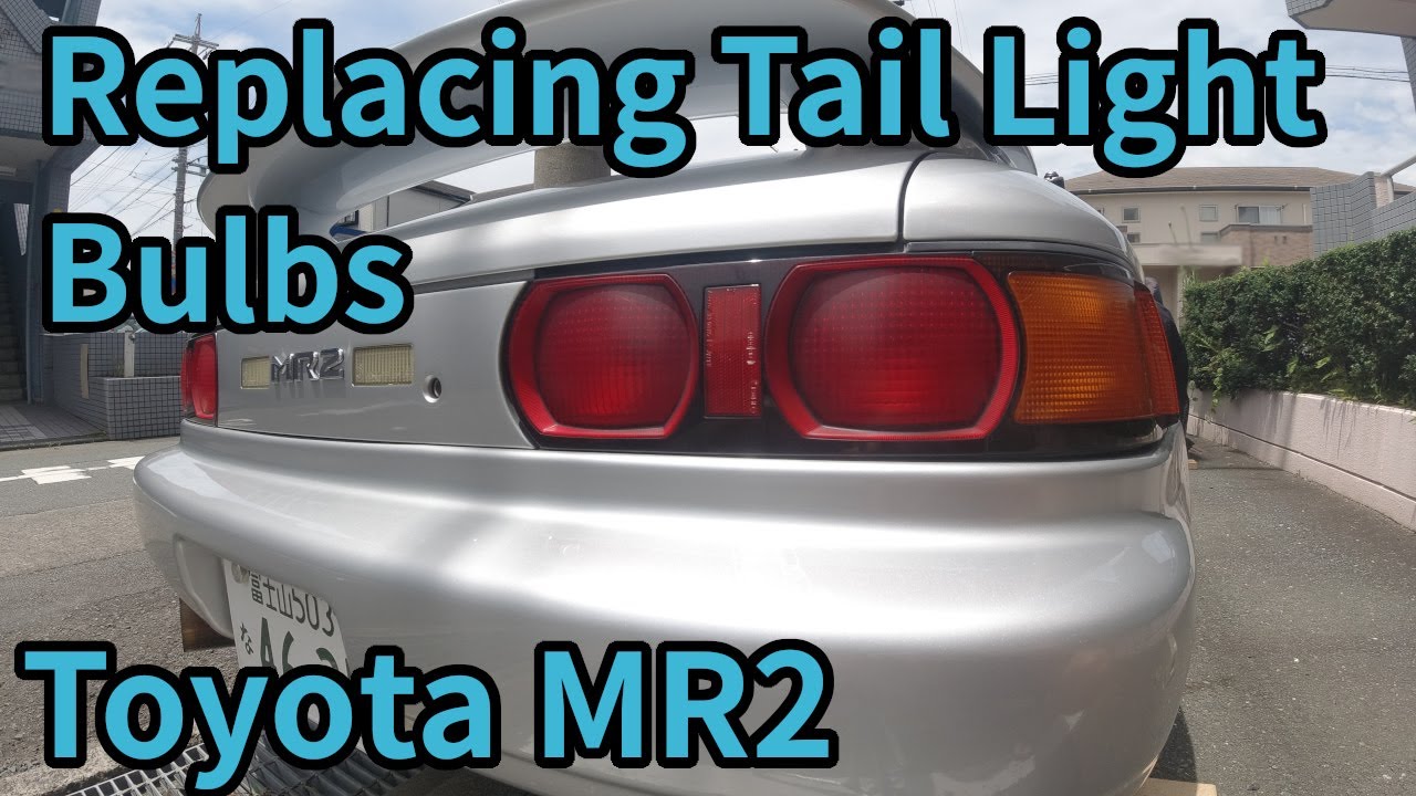 [MR2 How to Guides] How to replace your tail light bulbs: 1996 JDM ...