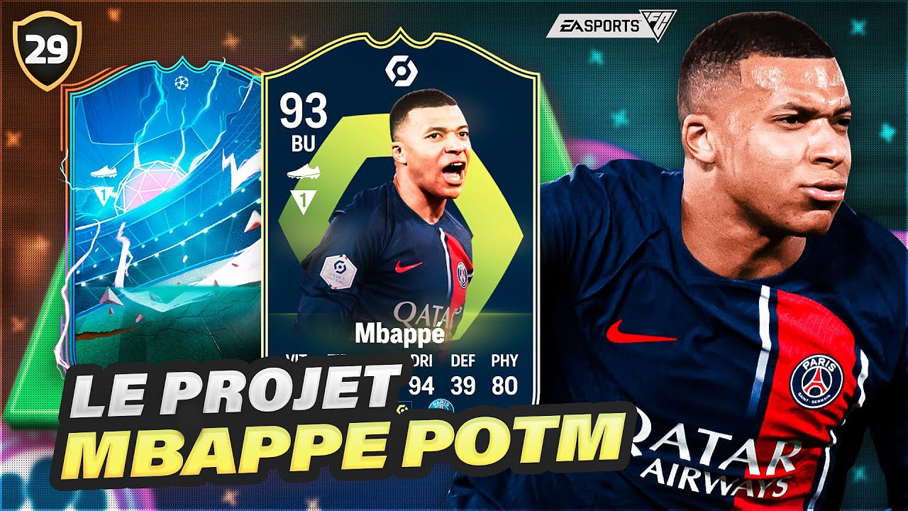 Le début du Projet Mbappé POTM 93 ! (En dépensant le moins de crédits possible) - YouTube