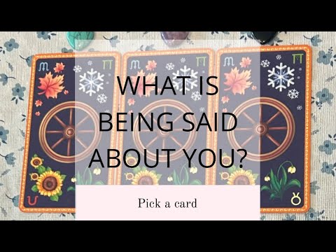 WHAT IS BEING SAID ABOUT YOU?🗣️🎙️🤔|🔮PICK A CARD🔮| - YouTube