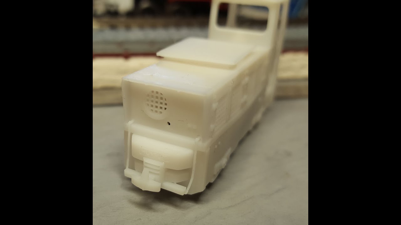 Hunslet ex-Tunneling Thunderbird loco - pre-release testing - YouTube