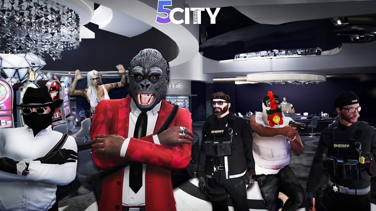 NAPAD NA KASYNO, SAMIR VS KAJA, NAUKA Z ANGIE *5City GTA RP* - YouTube