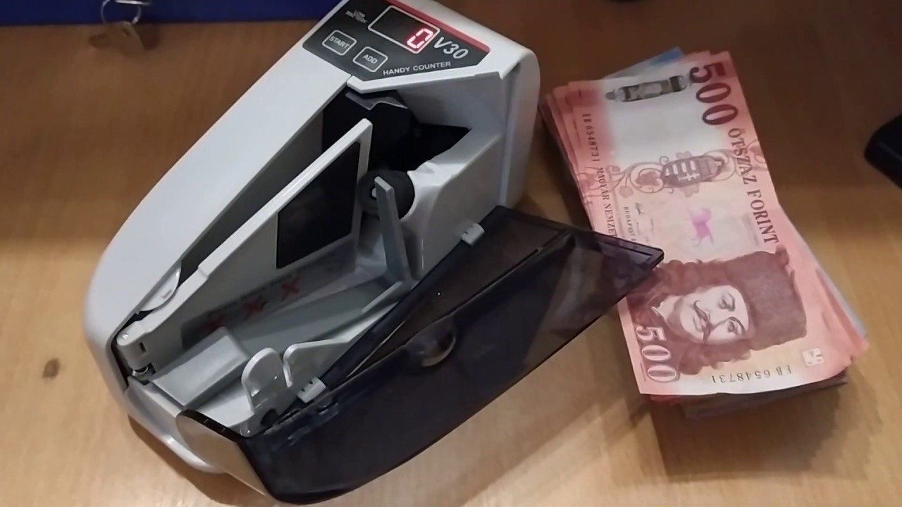 [MadeInCsajna] V30 Handy Counter Mini Money Currency Counting Machine ...