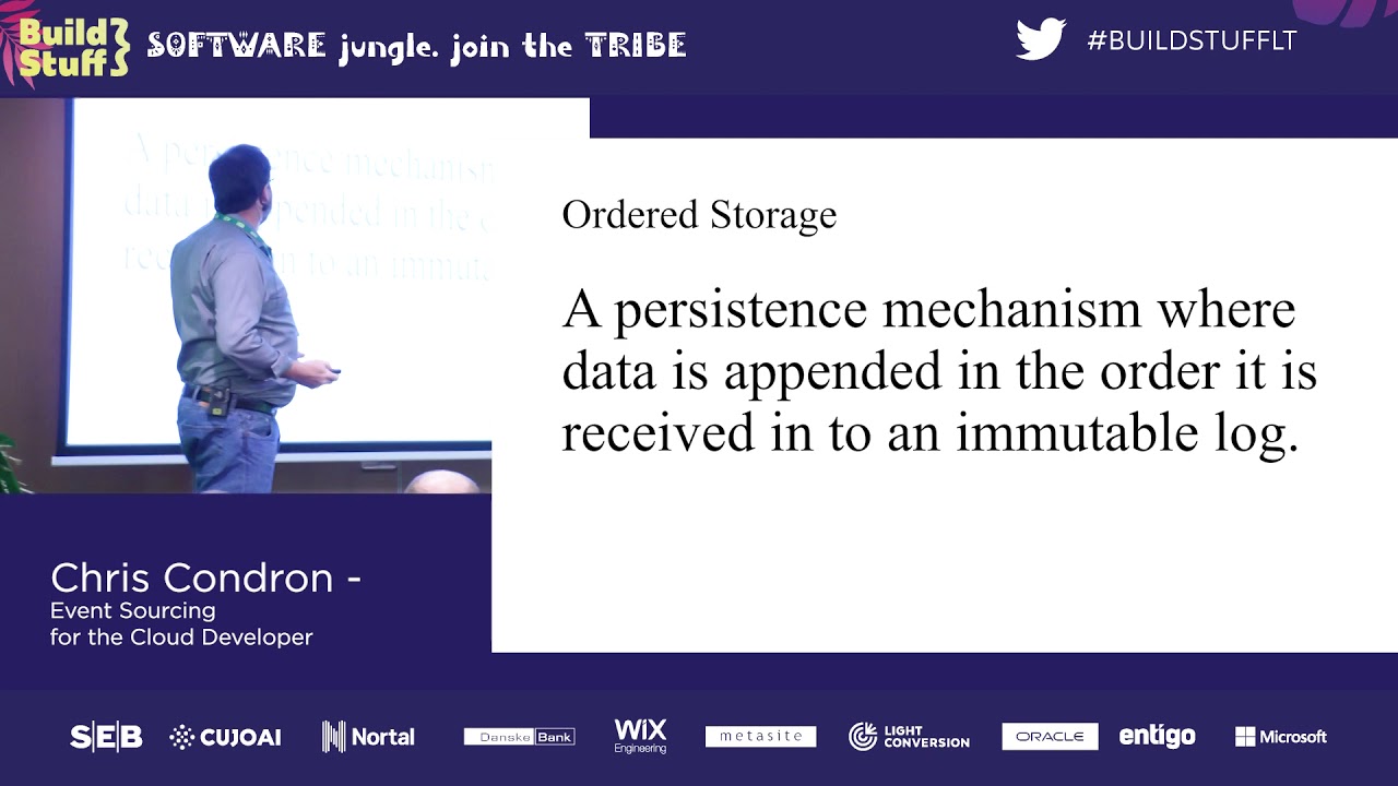 Chris Condron - Event Sourcing for the Cloud Developer - YouTube