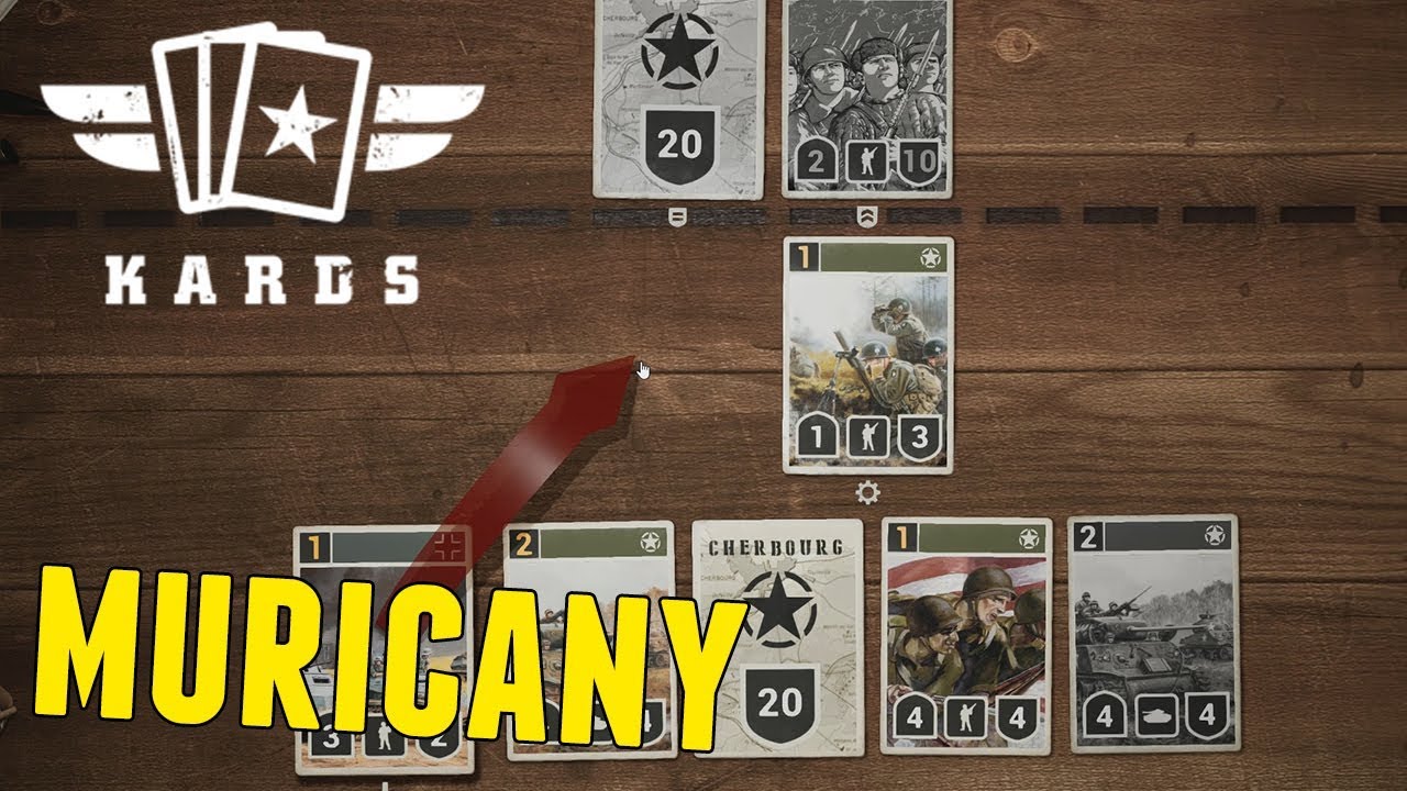 MERICANY! - KARDS GAMEPLAY | WW2 DIGITAL COLLECTIBLE CARD GAME - YouTube