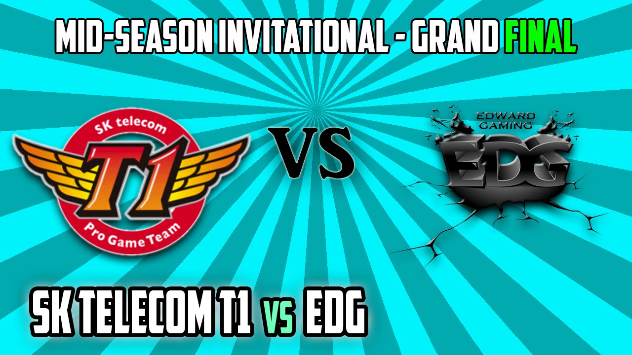 1. SK Telecom T1 vs EDG - Mid Season Invitacional - Grand Final - YouTube