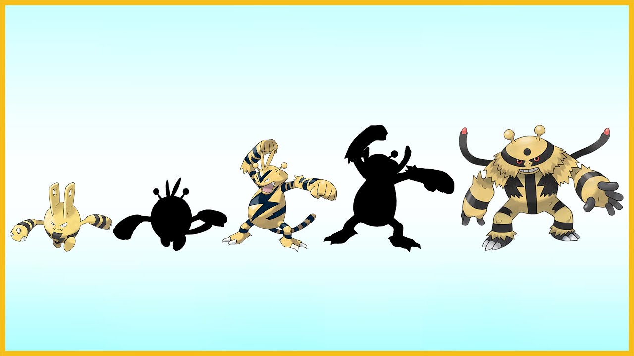 Pokemon Elekid Evolution Chart