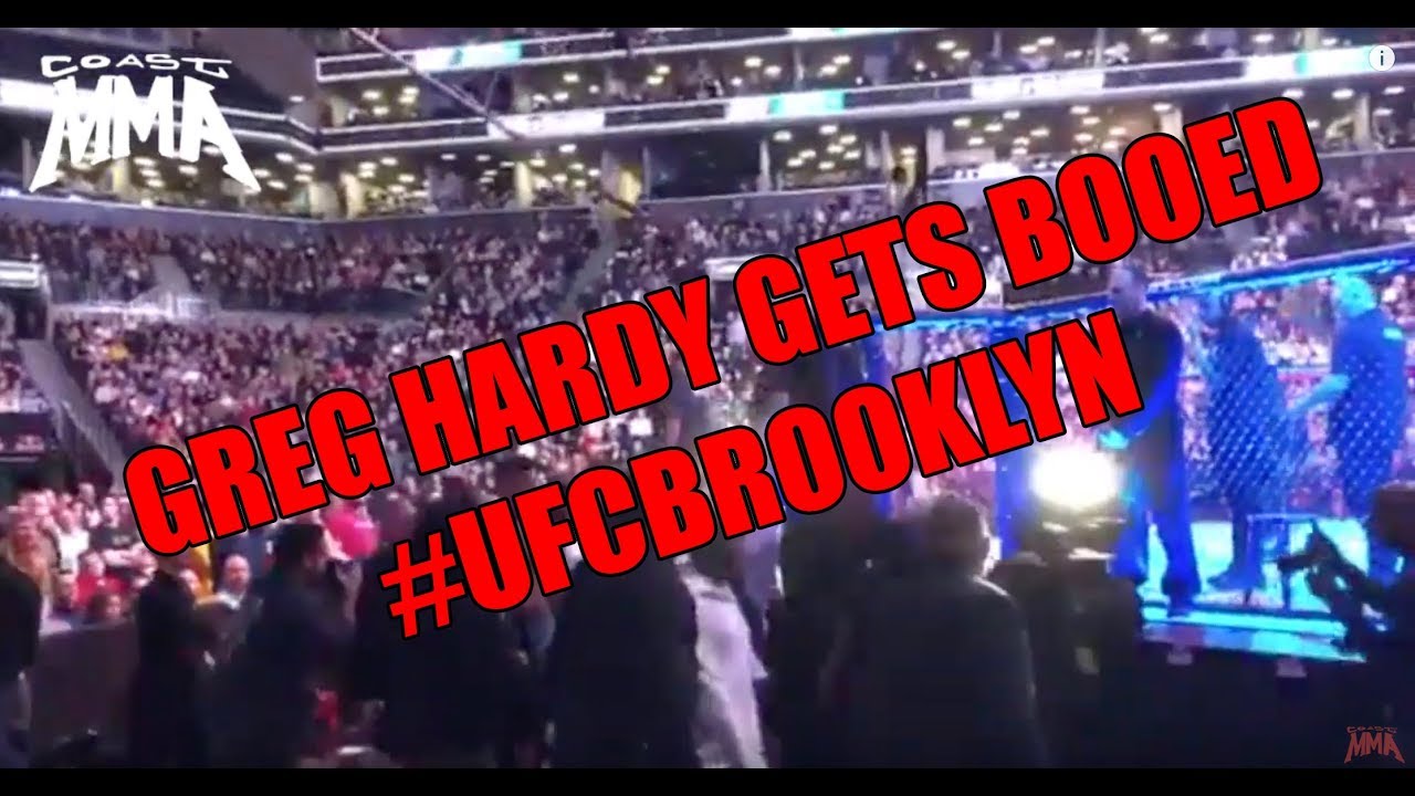 New York Crowd Boos Greg Hardy As He Exits UFC Fight Night Brooklyn ...