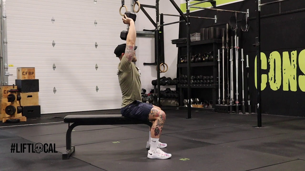 DB OH Tricep Extensions - YouTube