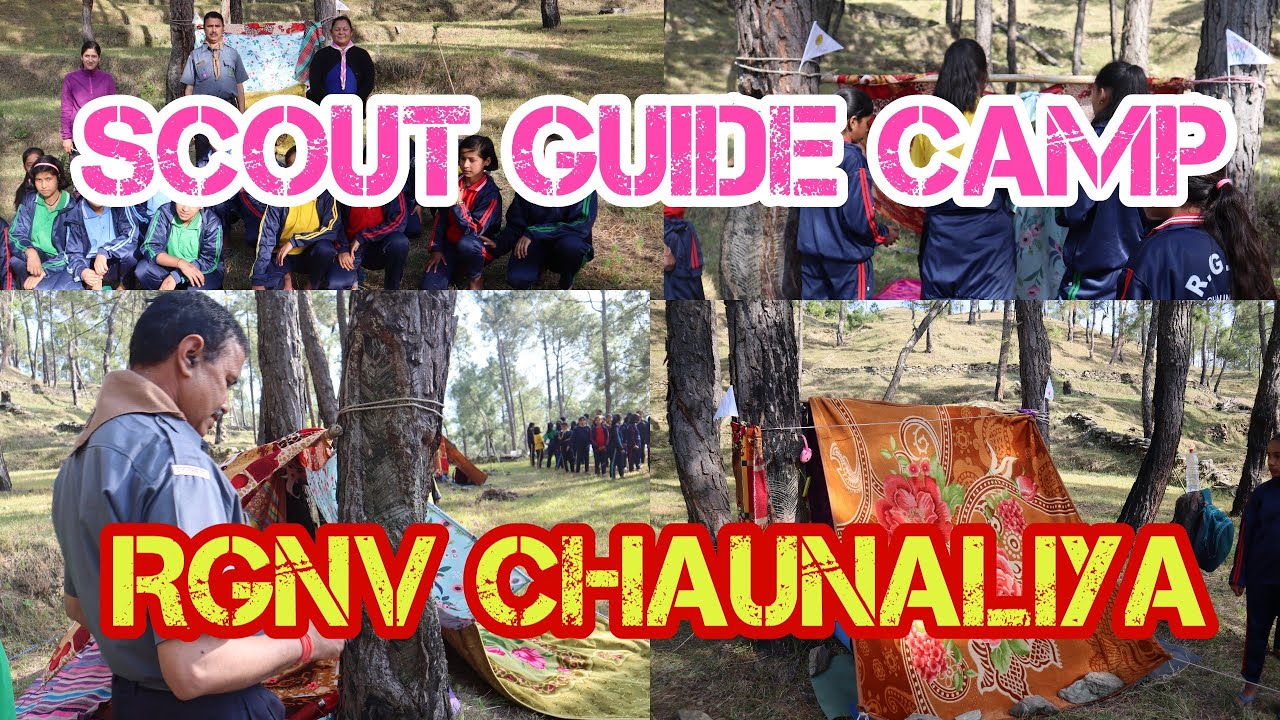 Rajiv Gandhi navodaya vidyalaya chaunaliya scout guide camp - YouTube