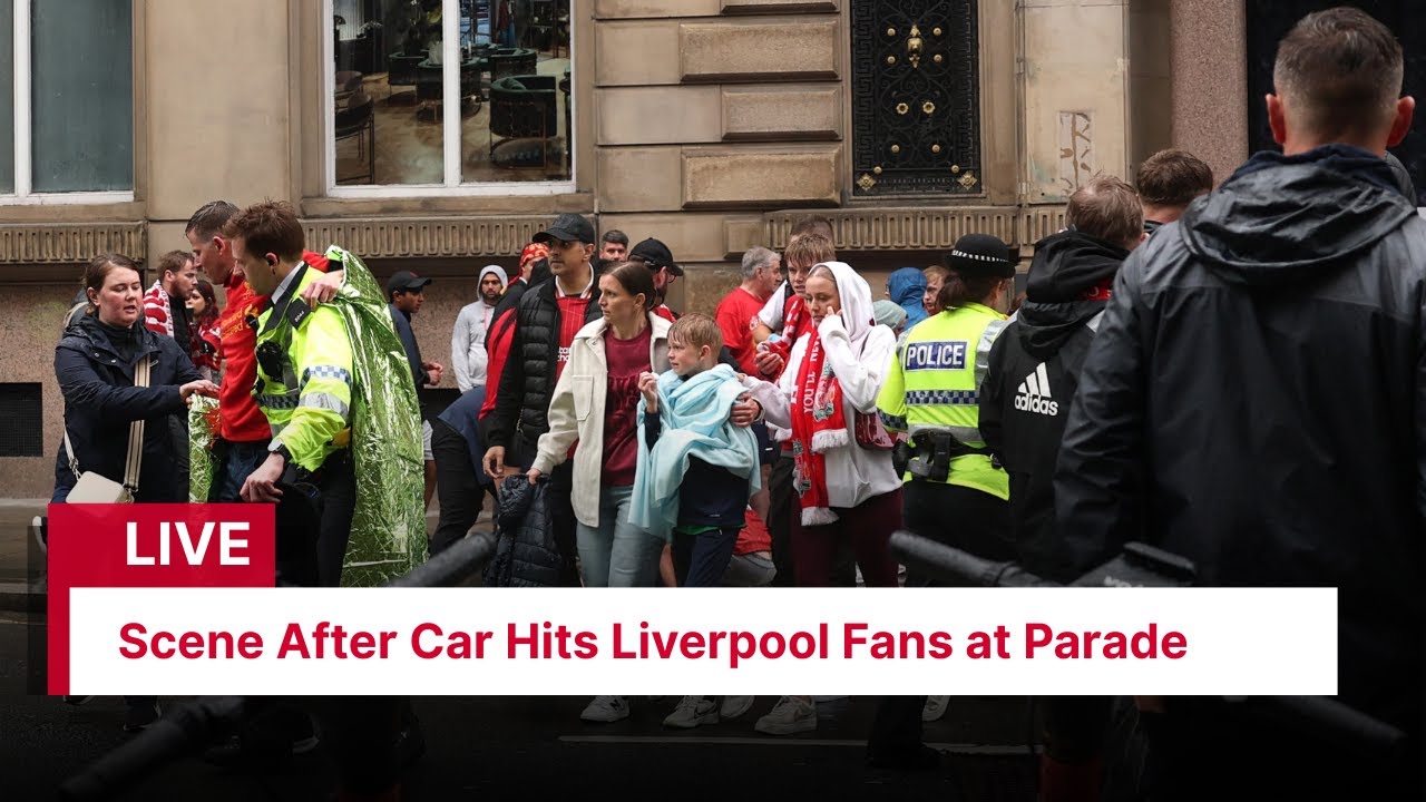 Liverpool Live: Scene from Accident After Car Plows into Parade | AP1I ...