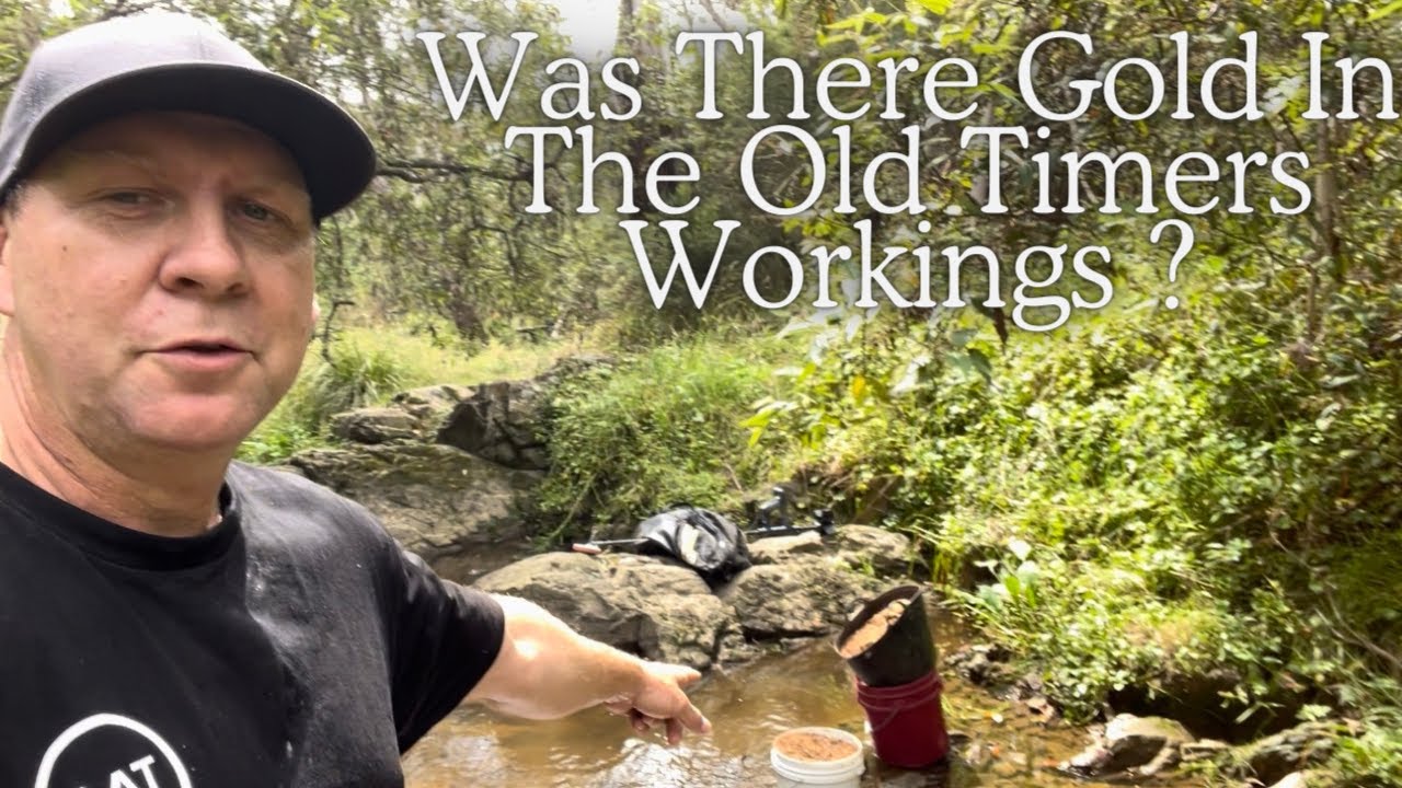 Was There Gold In The Old Timers Workings? #gold #goldprospecting # ...