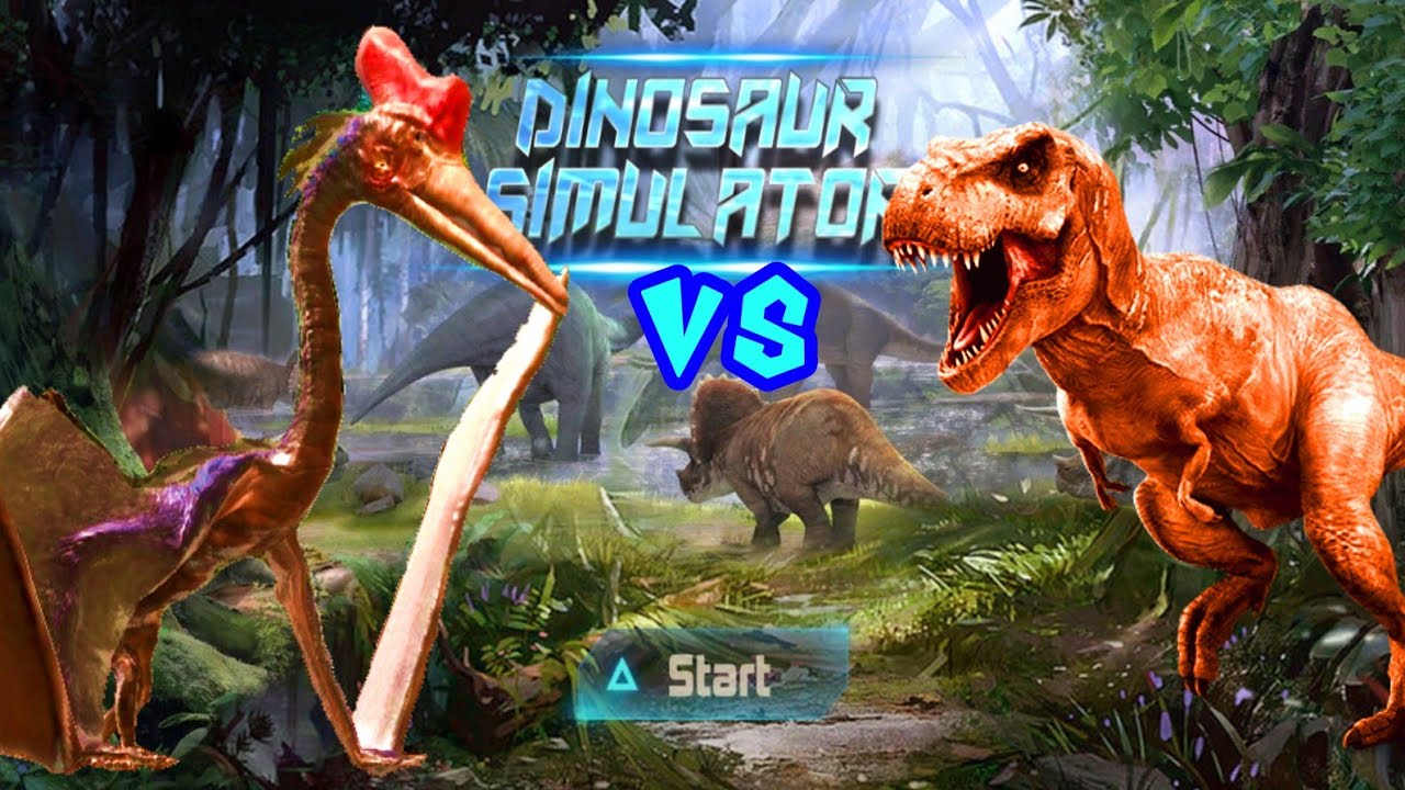 Quetzalcoatlus vs T-Rex Fight - Quetzalcoatlus Simulator - Android ...