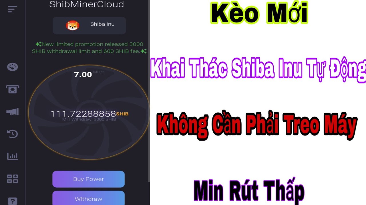 Kèo Mới Khai Thác Shiba Inu Từ Động Không Cần Treo Máy Tốc Độ Cao Min ...