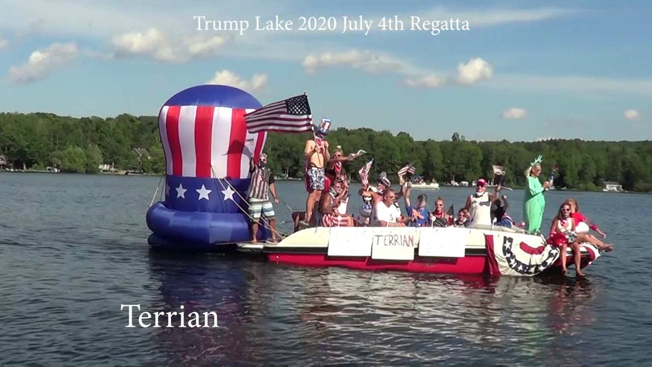Trump Lake Regatta July 4 2020 - YouTube