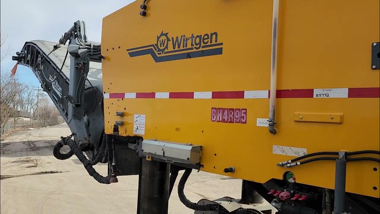 B5792 - 2009 WIRTGEN W2100 ASPHALT COLD PLANER - YouTube