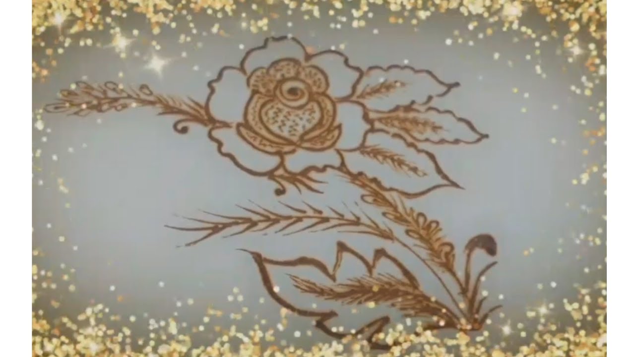 نقش حناء Henna inscription - YouTube