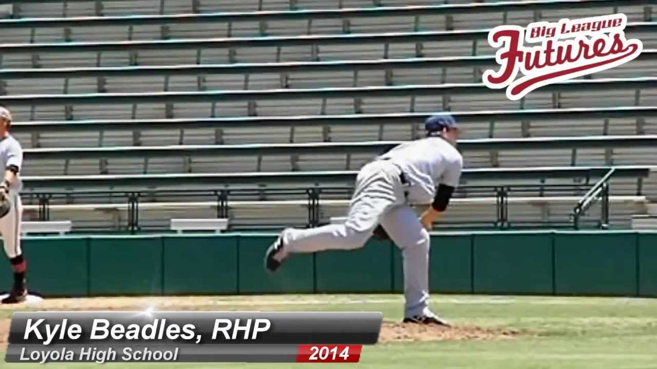 KYLE BEADLES, RHP, LOYOLA HIGH SCHOOL, PITCHING MECHANICS AT 200 FPS ...