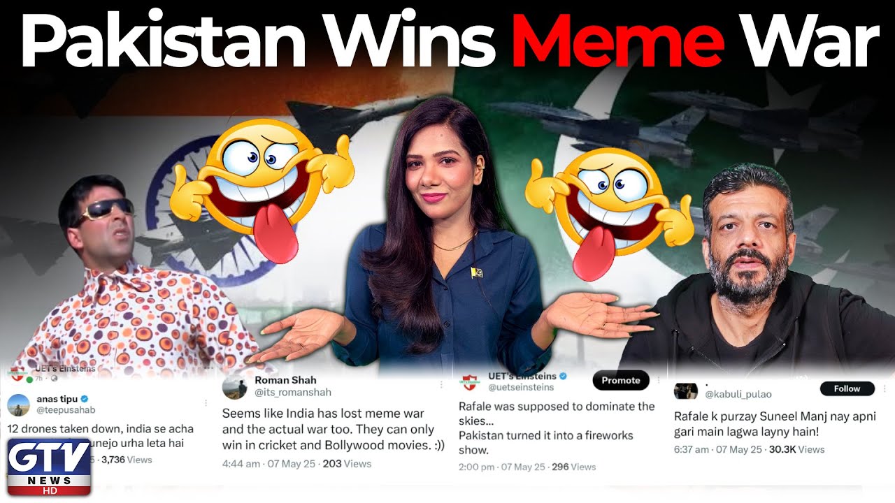India Pakistan War | Pakistani Memes Shuts Down Indian Mouth | GTV ...