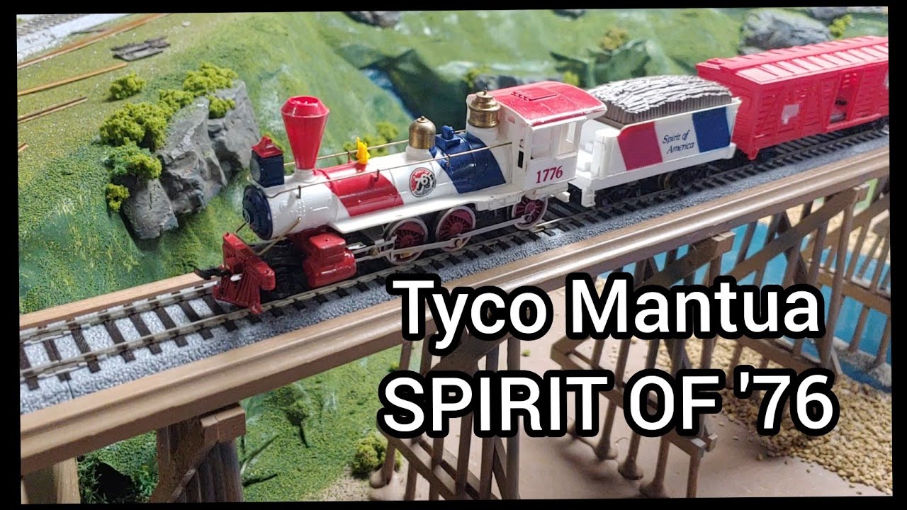 Spirit of 76 - Tyco Mantua - HO Scale Model Trains America - YouTube