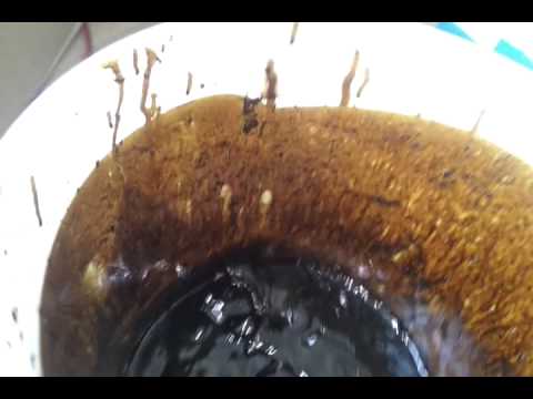 After mixed GIPOT to Bunker C oil, it became melted status from ...