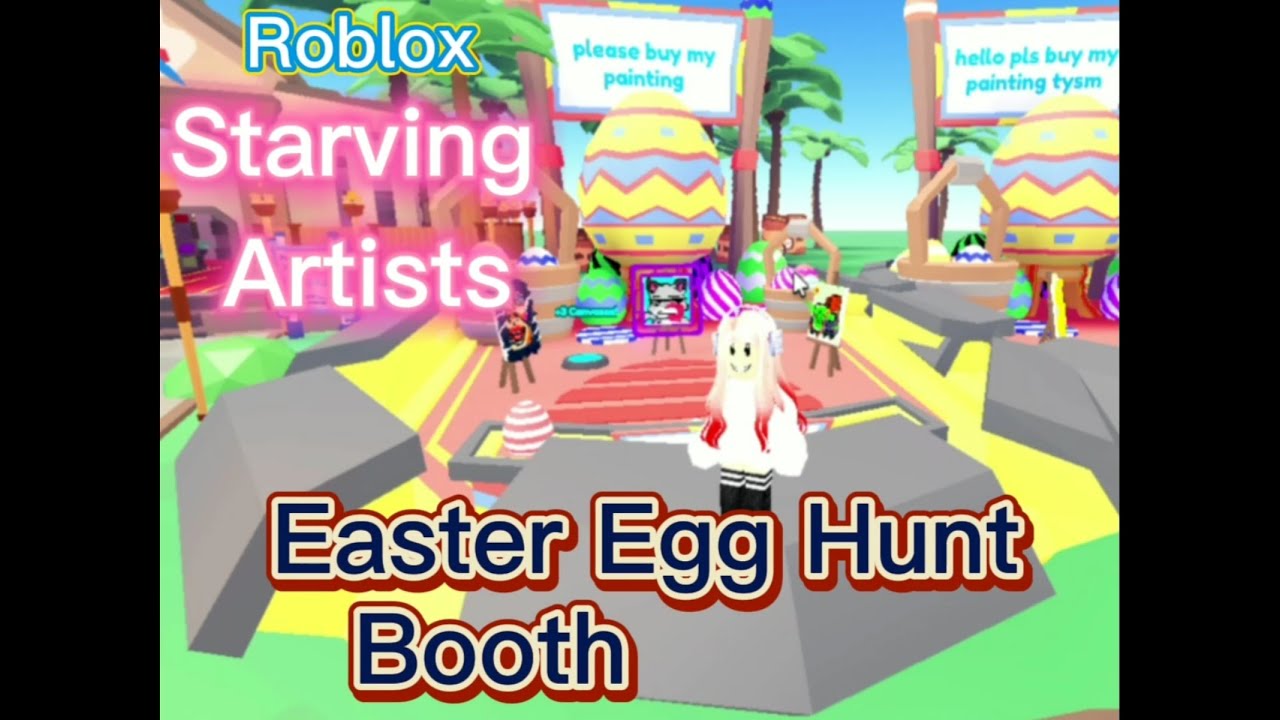 Free Booth - Easter Egg Hunt 2023 | Starving Artists Roblox Game - YouTube