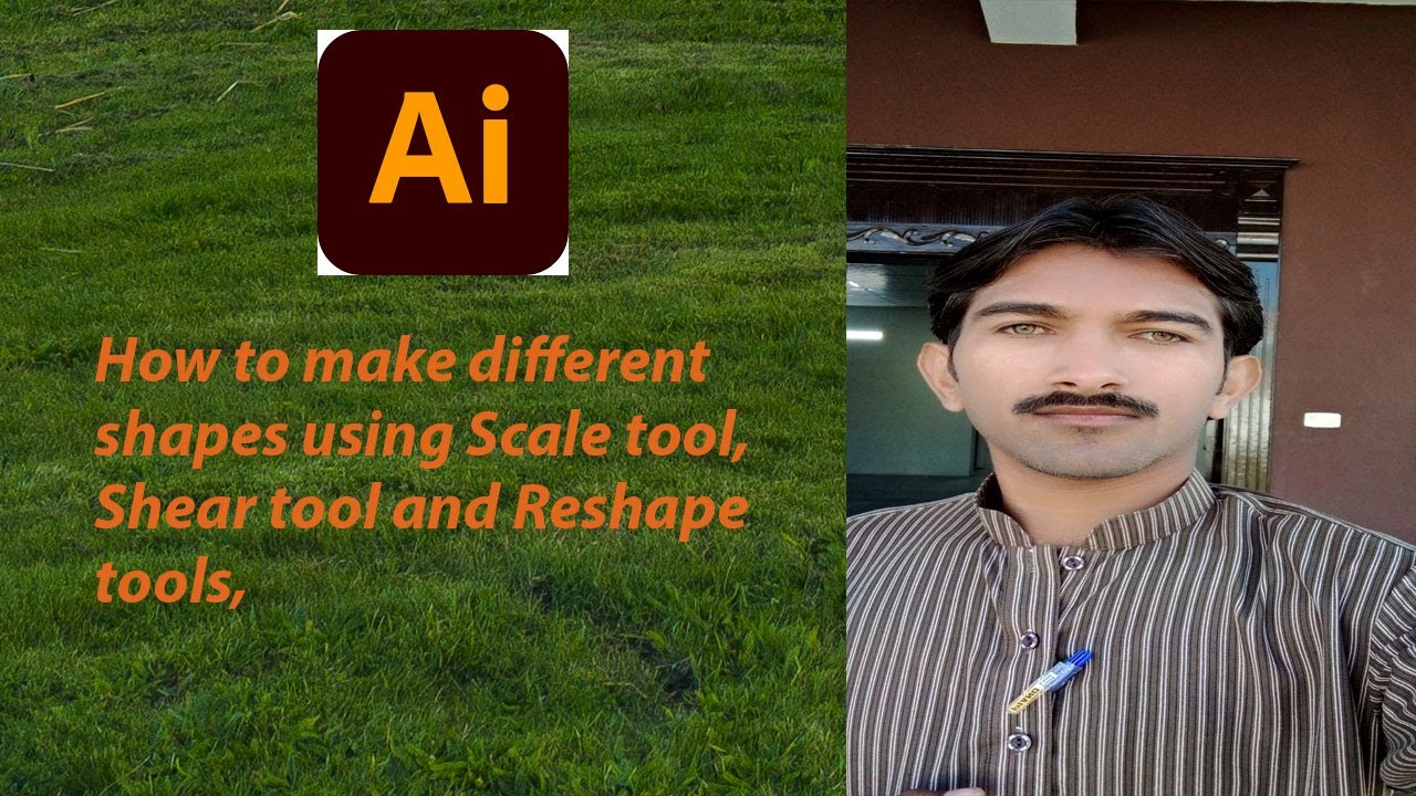 How to make different shapes using Scale, Shear and Reshape - YouTube