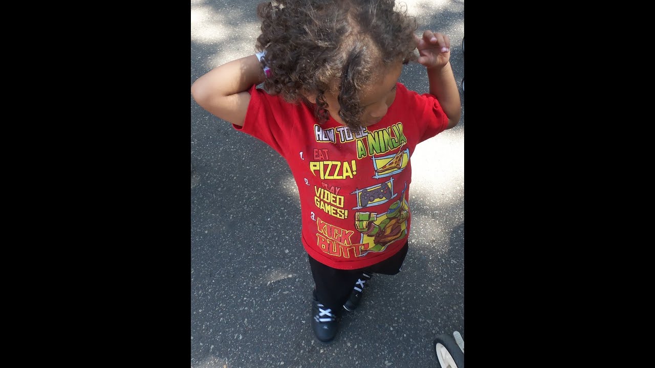 Smartest 2 year old names all Ninja Turtles - YouTube