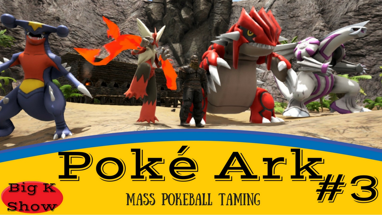 Poké Ark Ep. 3 - Mass Pokeball Taming - YouTube