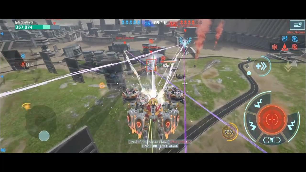 War Robots Karura Aether Domination - YouTube