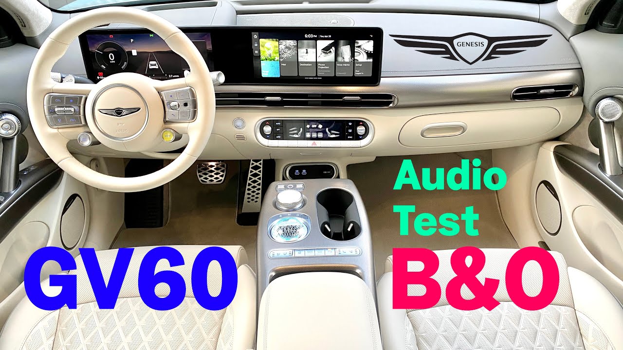 Genesis GV60 Bang & Olufsen Audio Test - YouTube