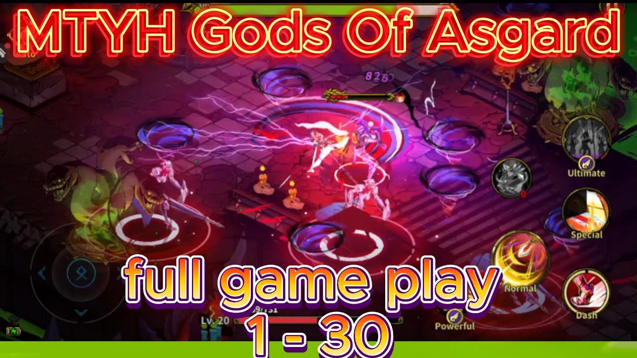 SERU nih game hack and slash MYYH Gods Of Asgard android - YouTube