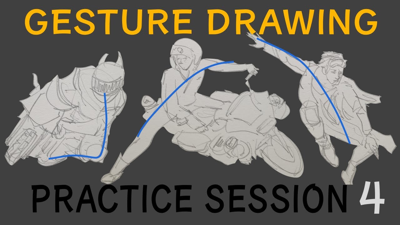Draw With Me | 2 min poses (with commentary) - YouTube