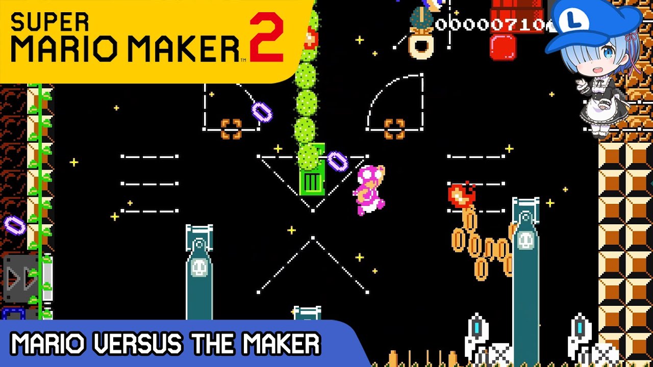 A Cat Made this Level?! 😼 HAPPY MAR10 DAY! [Super Mario Maker 2] (60fps ...