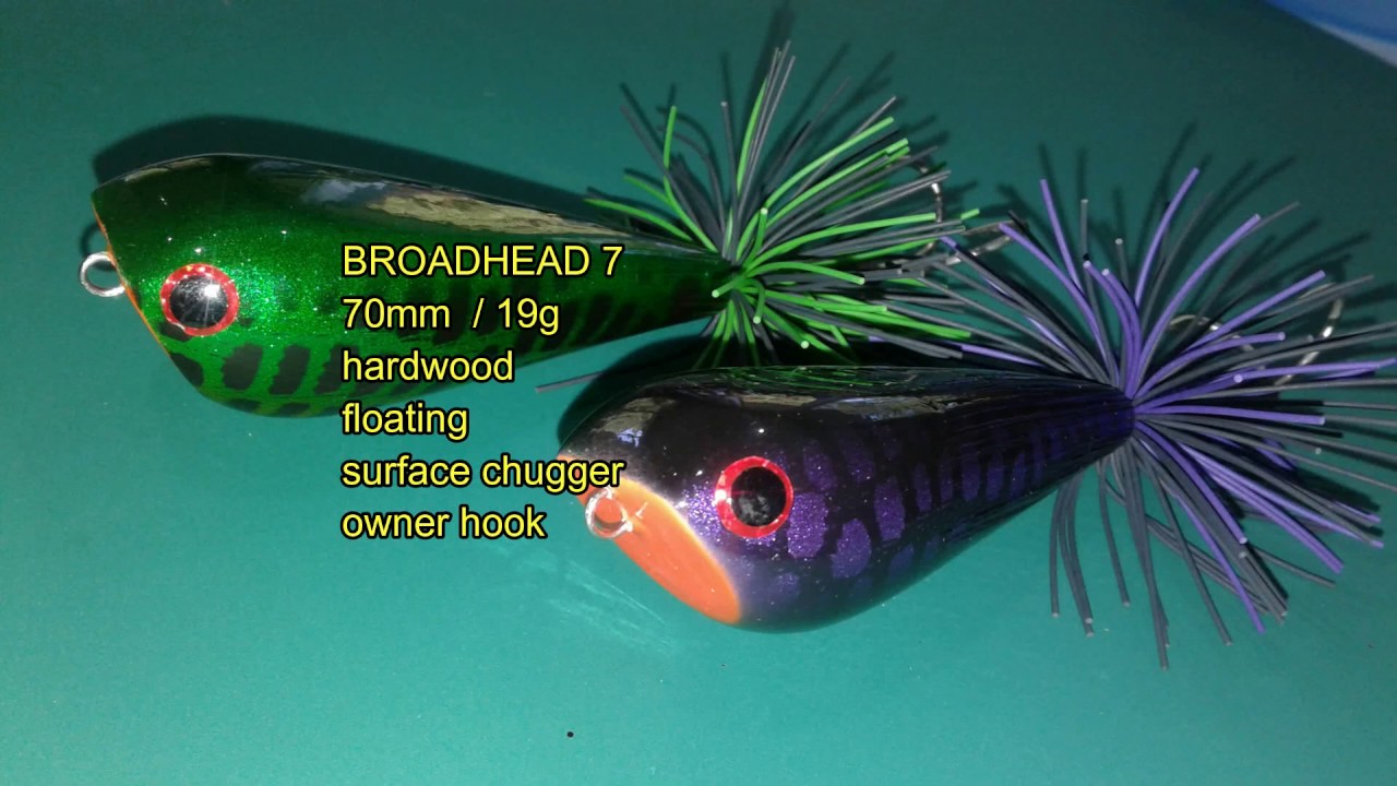COD LURE DEADLY LURES BROADHEAD SURFACE LURE MURRAY COD BARRAMUNDI BASS ...