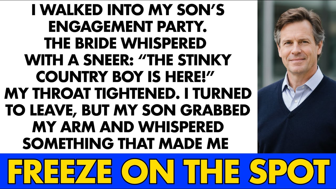I Walked Into My Son’s Engagement Party. The Bride Whispered With A ...
