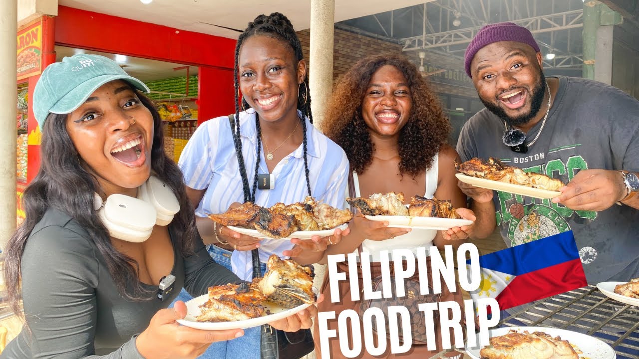 Foreigner’s first time trying Filipino food🇵🇭! - YouTube