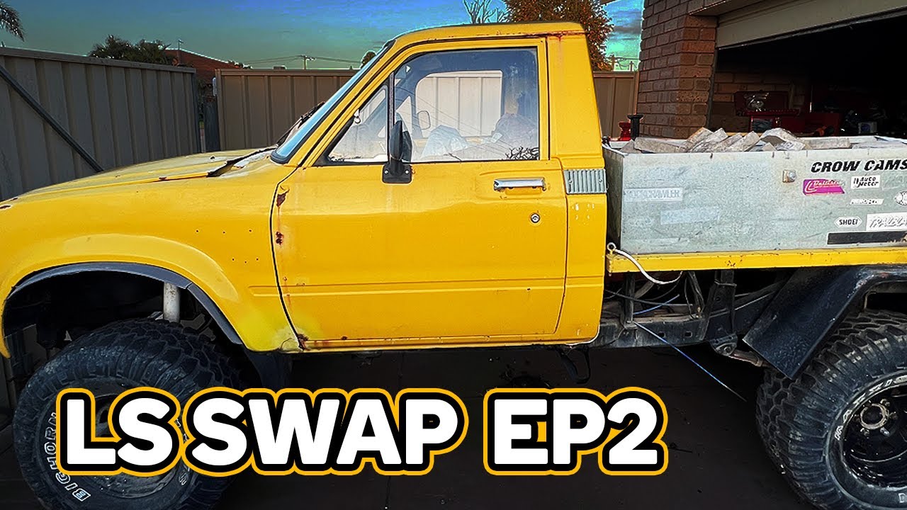 V8 Hilux Build Ep2 - LS1 - Toyota Truck / Toyota Pickup - RN46 - YouTube