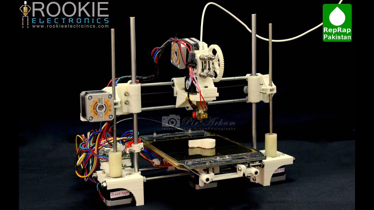 First 3D Printer in Pakistan - RepRap Pakistan - YouTube