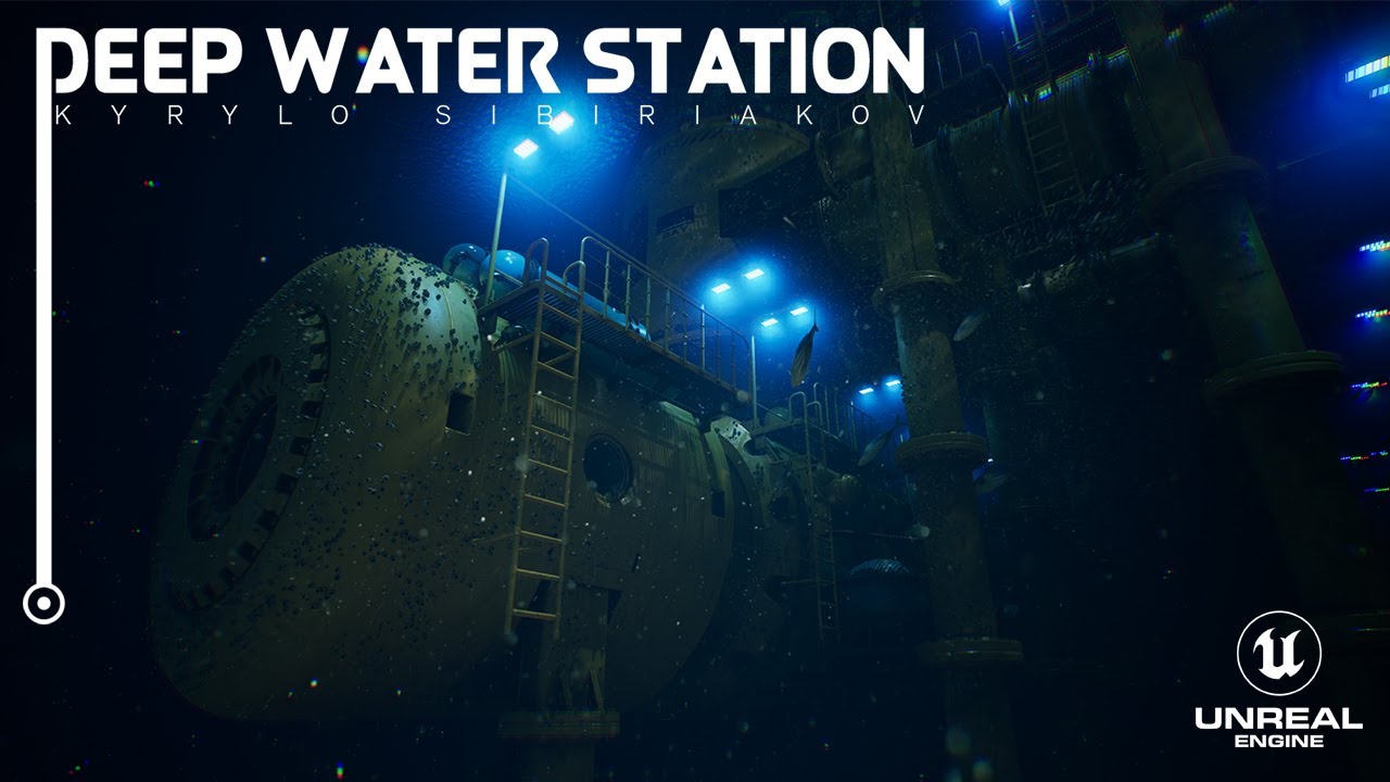 Deep Water Station Pack for Unreal Engine Marketplace #underwater # ...