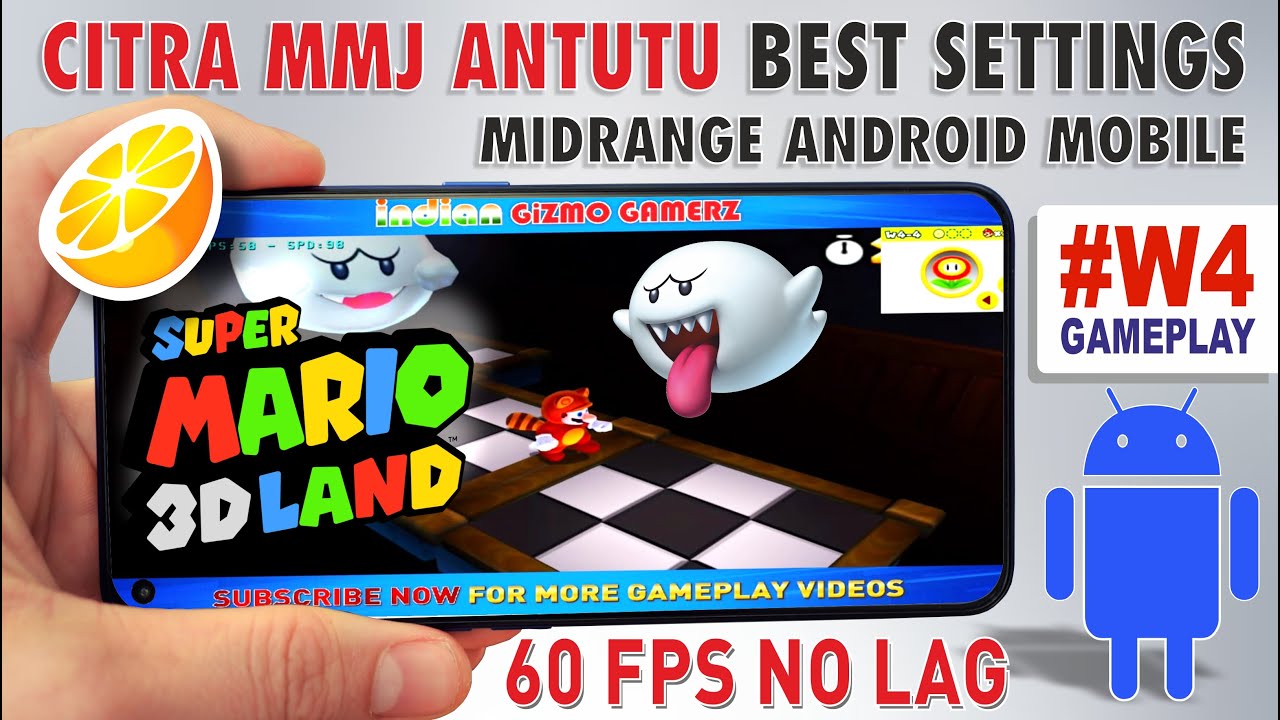 CItra MMJ Antutu | Super Mario 3D Land Gameplay on android (Part4 ...