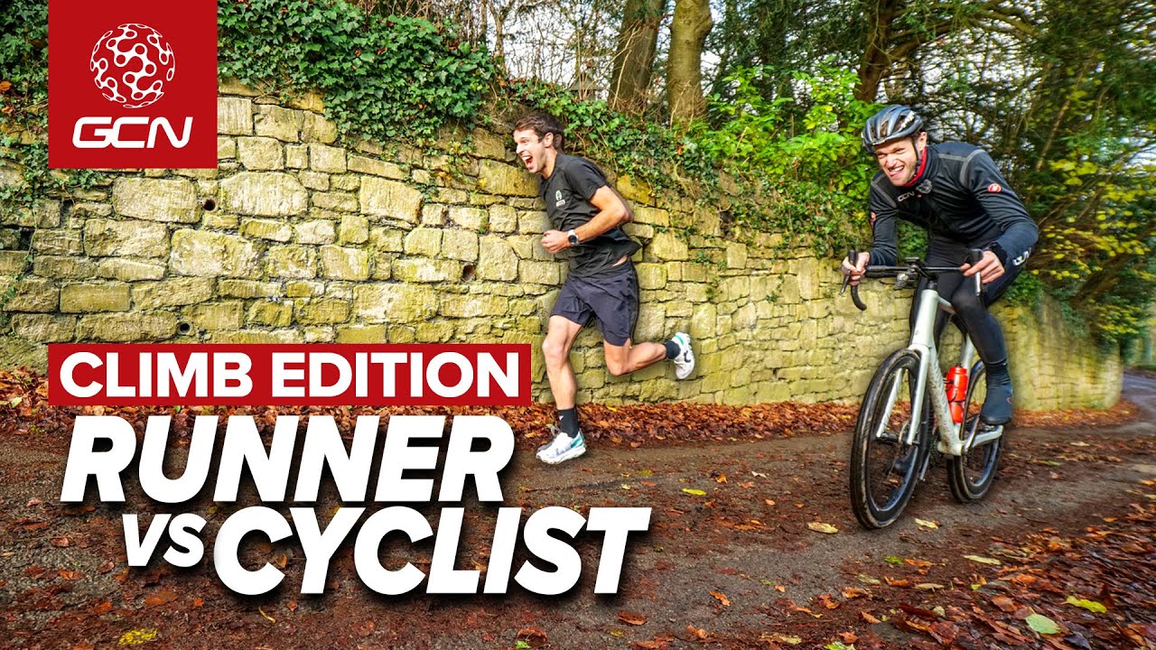Runner Vs Cyclist | The Ultimate Uphill Battle - YouTube