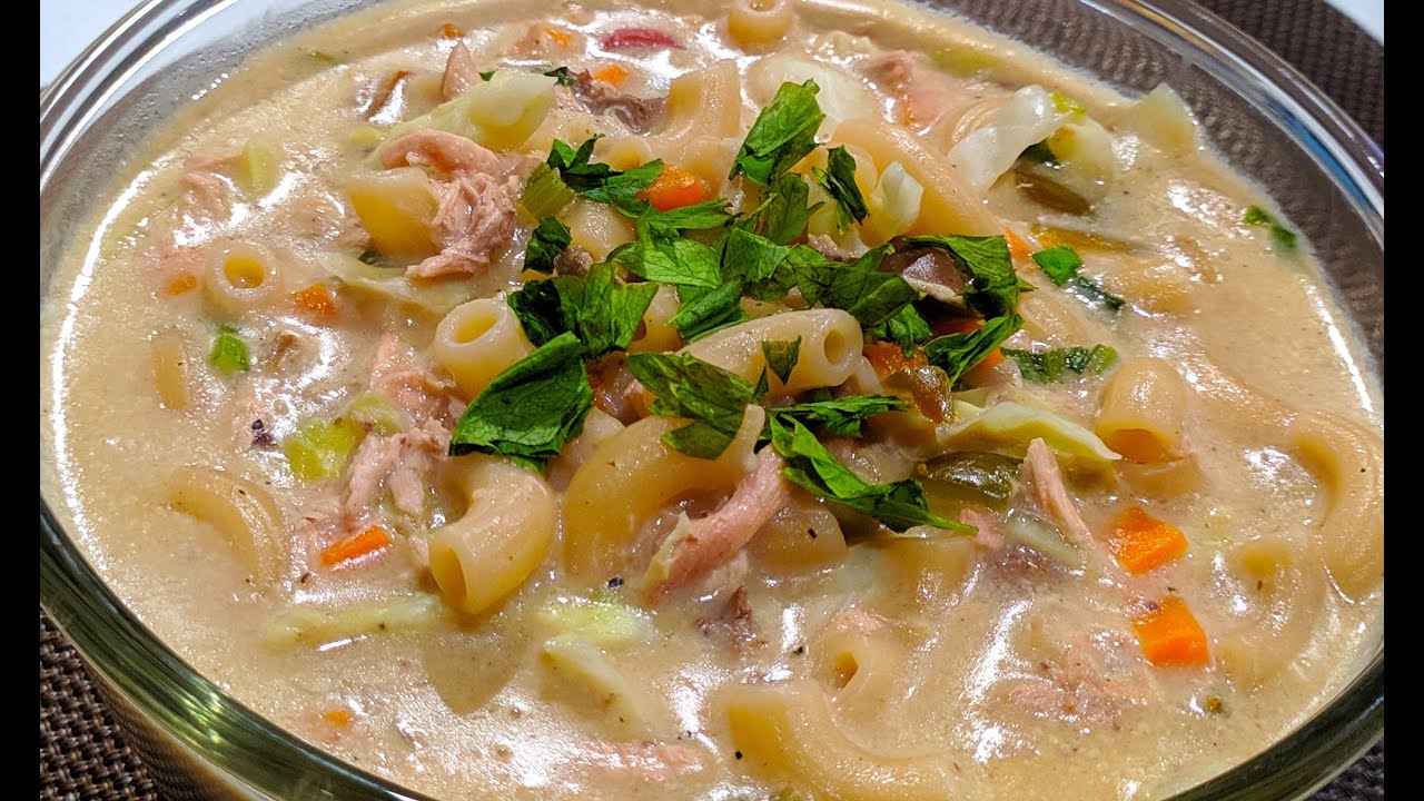 Creamy Chicken Sopas - YouTube