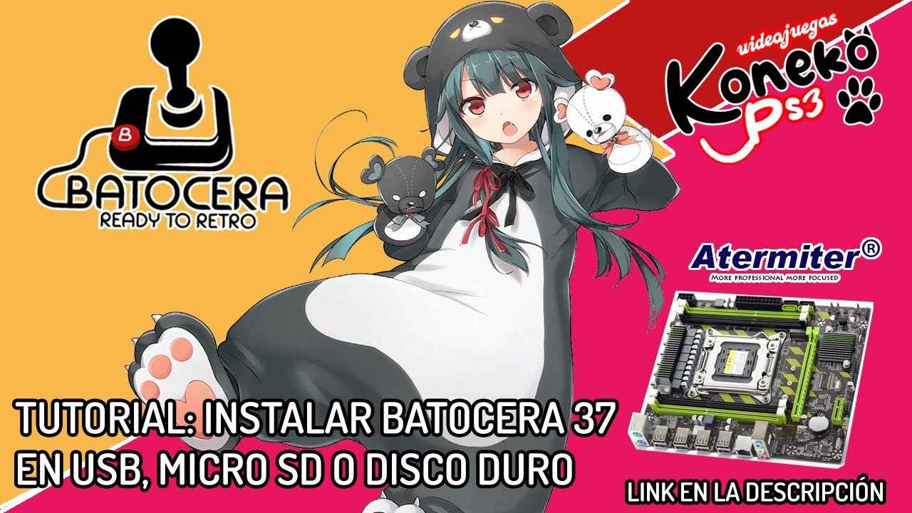 Tutorial: Instalar Batocera.Linux 37 + BIOS - YouTube