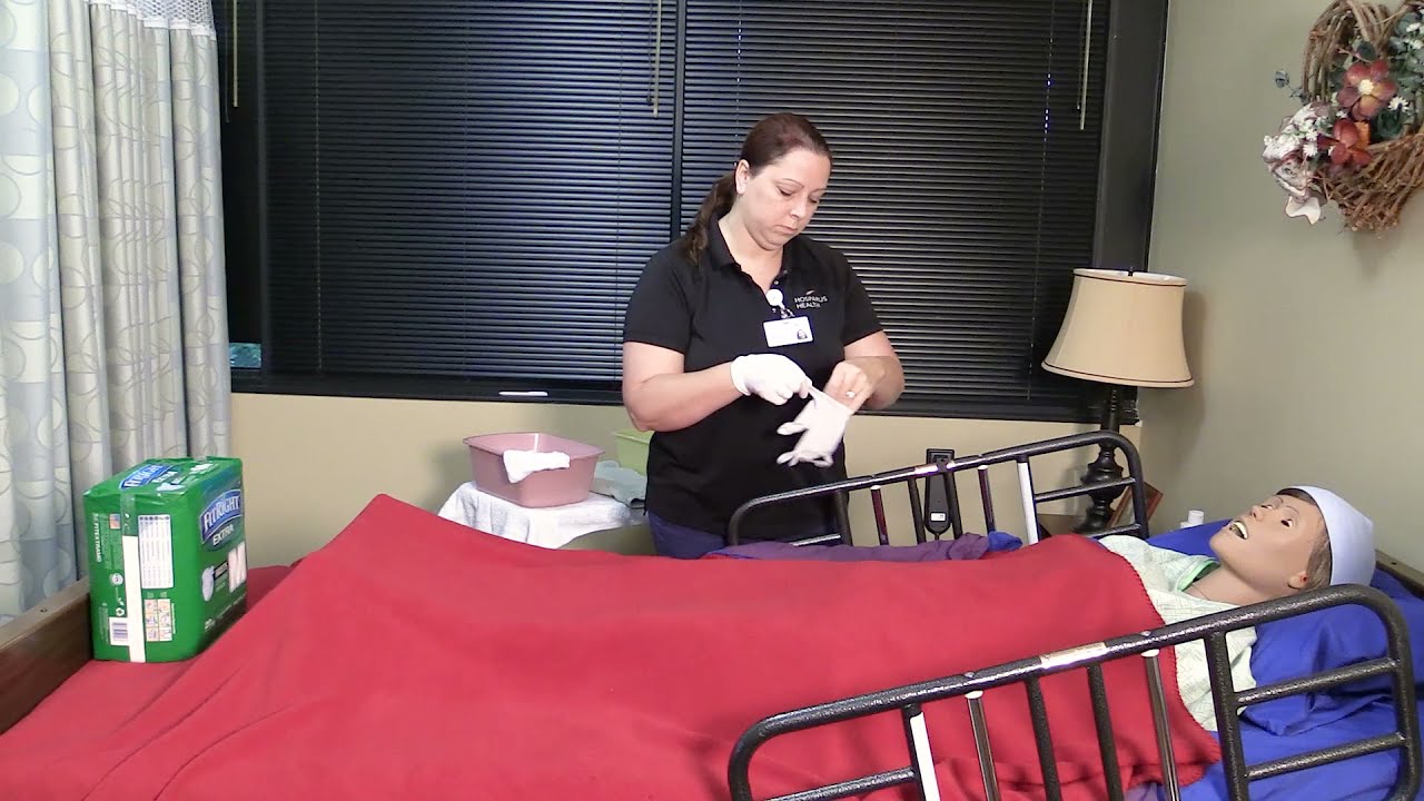 How To: Change an Adult Briefs/Diapers or Incontinence Brief - YouTube