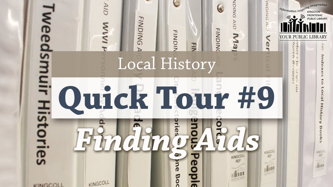 Local History Quick Tour #9: Finding Aids - YouTube