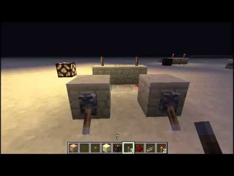 Redstone Button Code tutorials N gate - YouTube