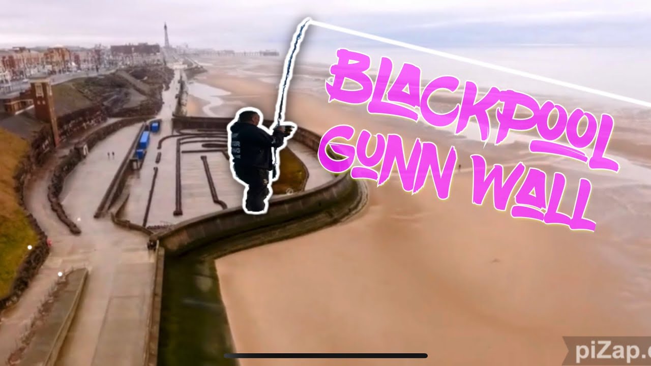 Blackpool gynn wall with tom having a nightmare 😂😂uk sea fishing - YouTube